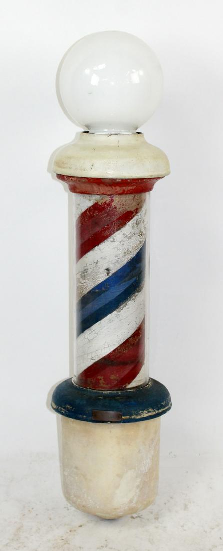 Koken cast iron wall mount barber pole - Nov 02, 2019 | King Galleries ...