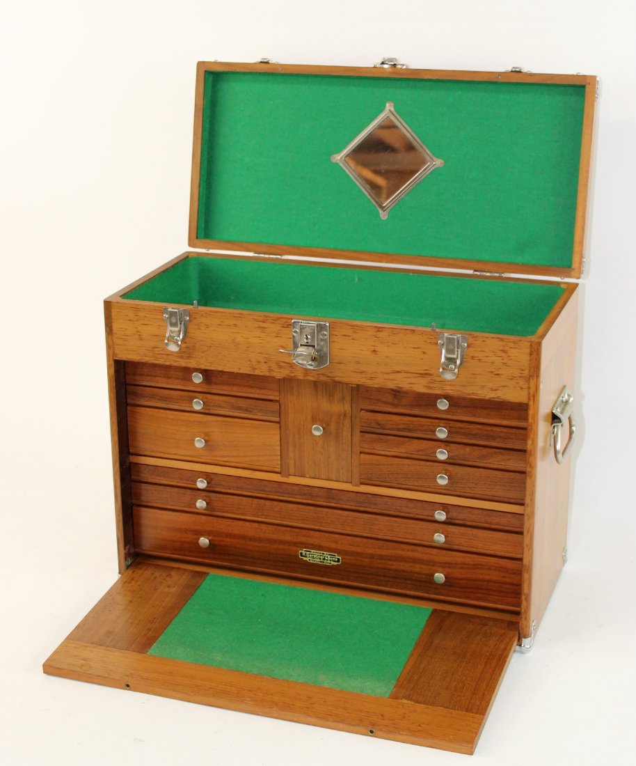 H. Gerstner & Sons Oak Tool Chest