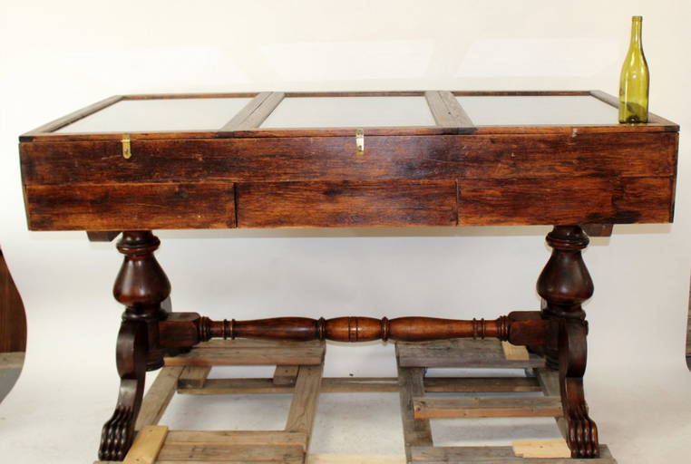 American General Store Oak Showcase