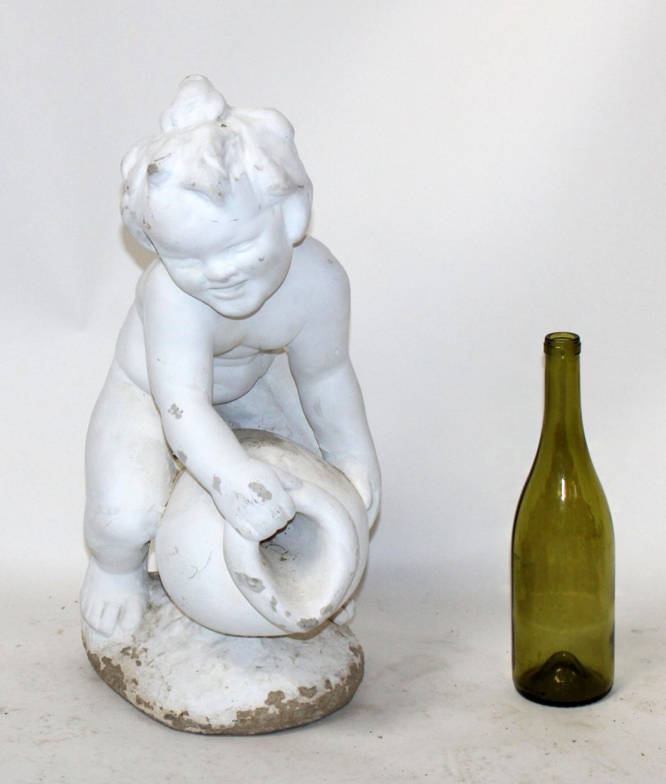 Cast Classical Style Statue Of Baby