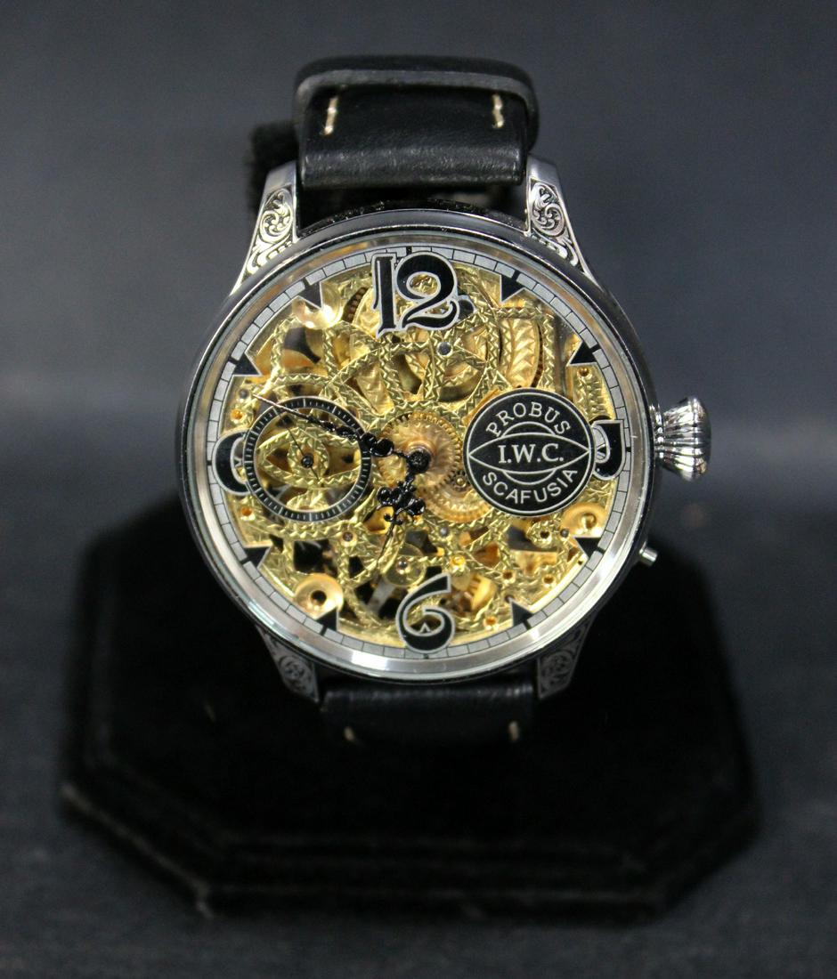 IWC skeleton pocket watch with wrist band - Mar 07, 2020 | King ...