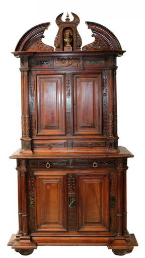 French Neo Classical Buffet In Walnut