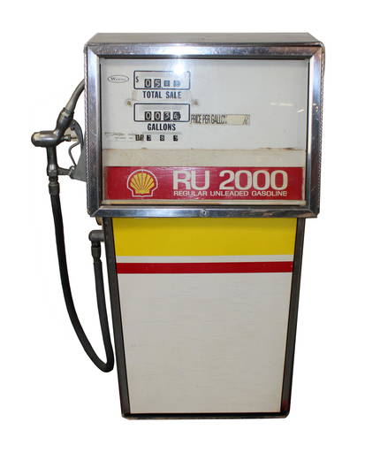 Vintage Shell Gas Station Pump
