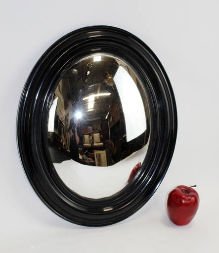 Antique French oval butler's mirror with convex glass - Oct 16, 2021 ...