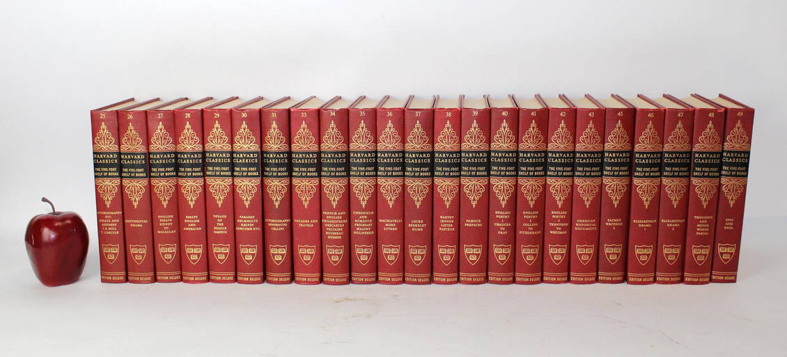 25 Volumes Deluxe Edition Harvard Classics