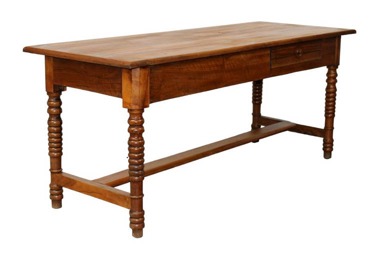 French Bakery Table In Walnut
