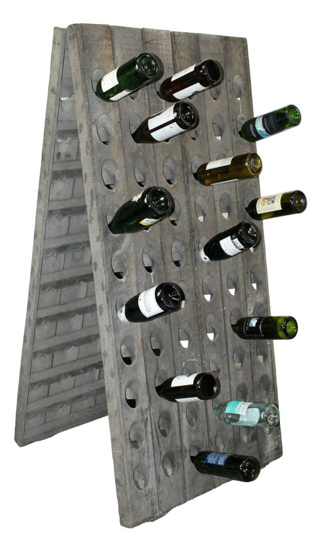 French A-frame Champagne Riddling Rack Auction