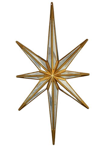 Eight Pointed Compass Rose Decorative Mirror