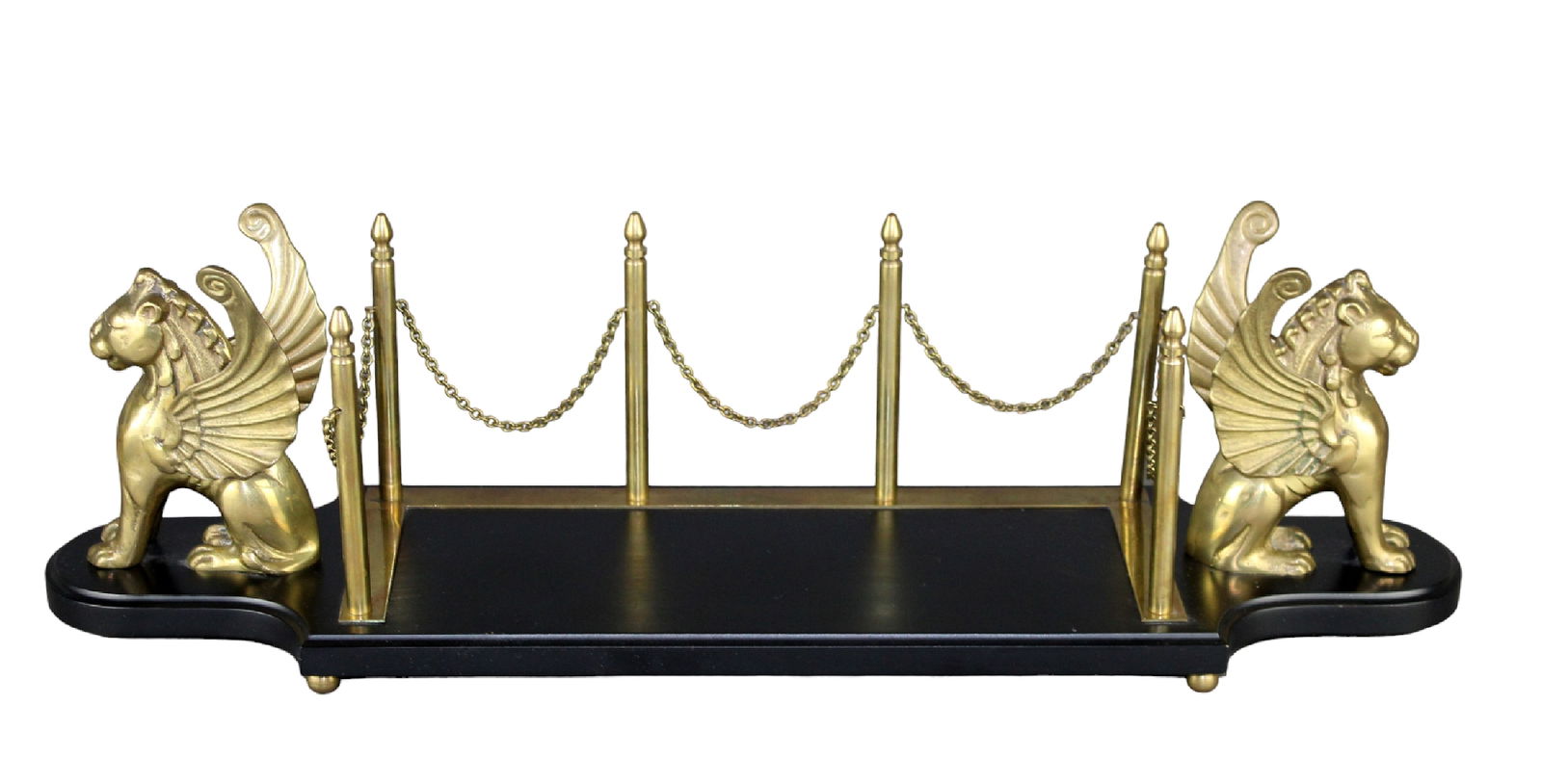 Brass Book Holder With Griffins Auction