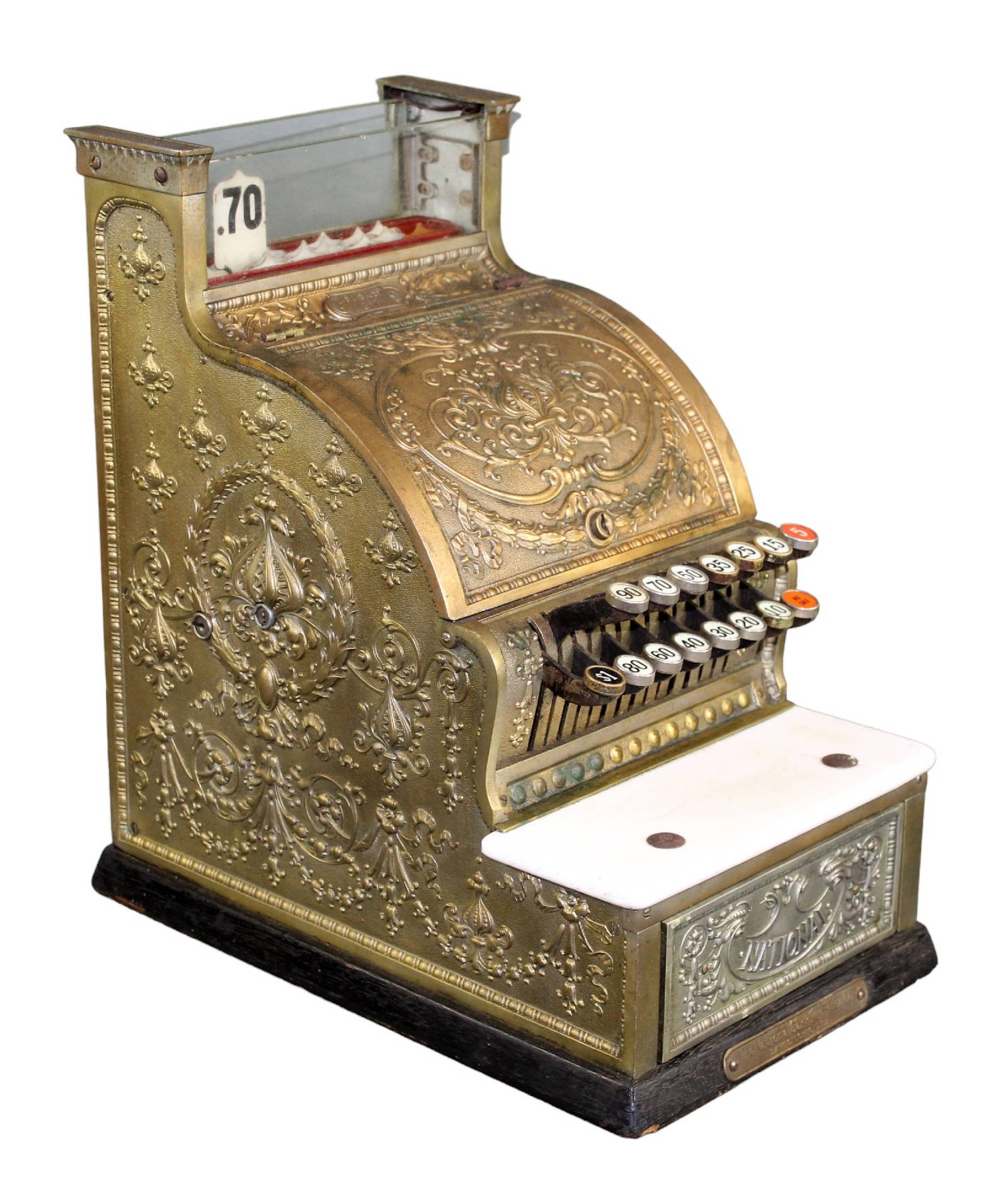 Bronze National Cash Register - Model 317 Auction