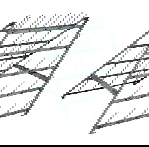 Vintage "a" Frame Metal Bottle Drying Rack