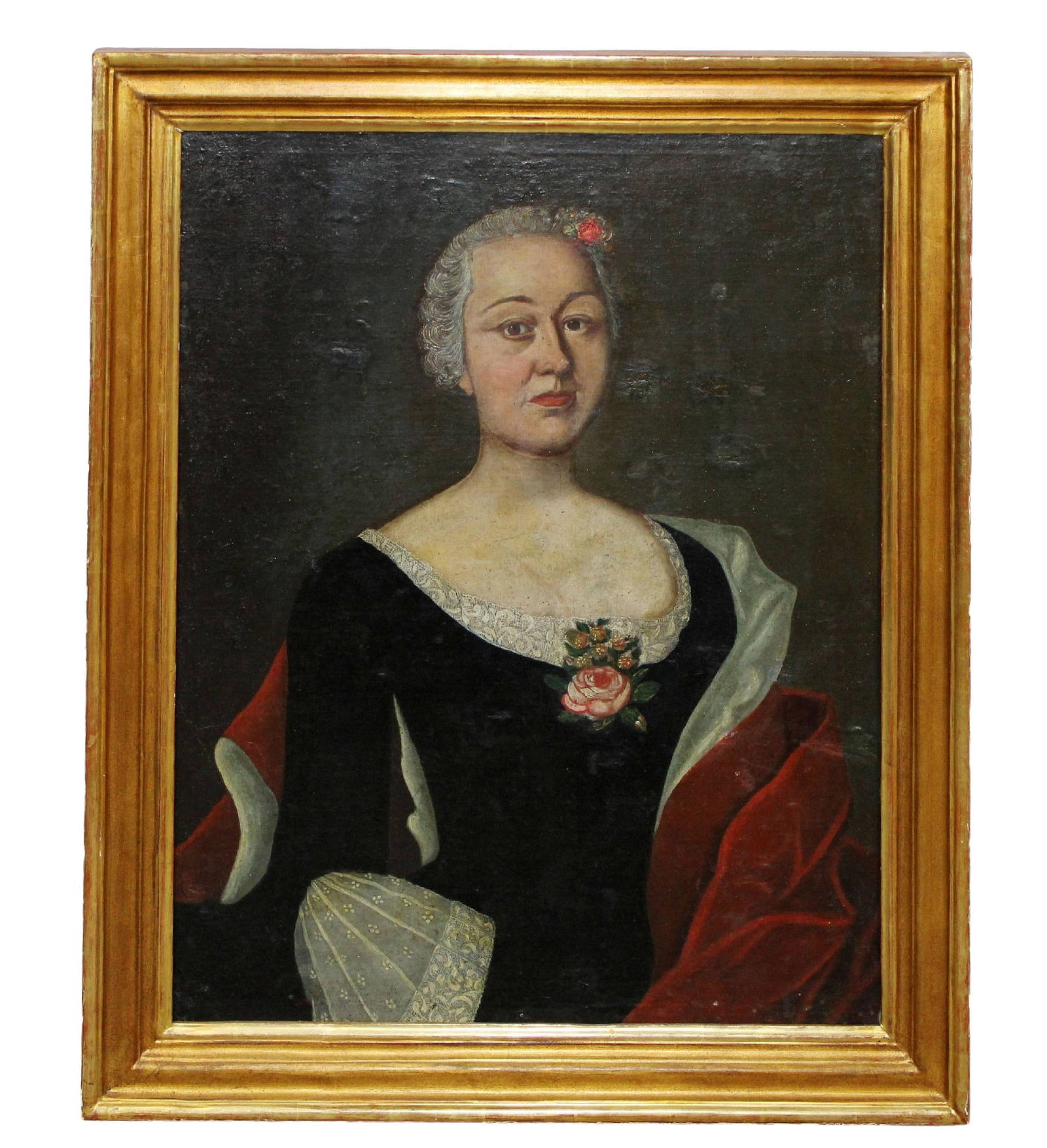 Oil On Canvas Mounted On Board Portrait Of Princess Friederike Sophie Wilhelmine Of Prussia Auction