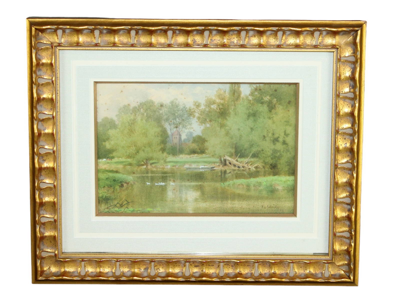 Francis George Coleridge (bristish, 1840-1925) Watercolor On Paper ...