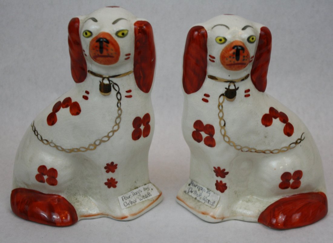 2: Pair of Staffordshire dogs by Arthur Wood England - Nov 18, 2012 ...