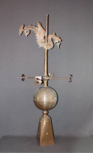French copper weathervane with winged griffin - Aug 29, 2015 | King ...