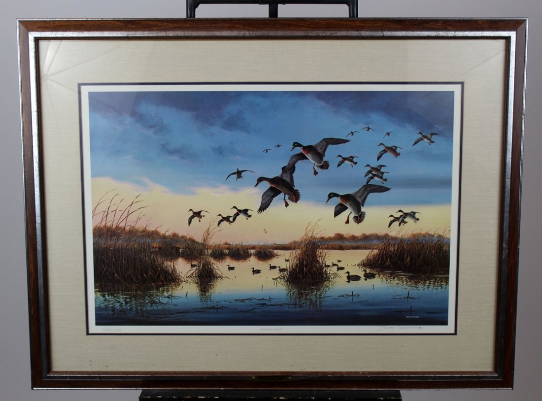 Jerry Raedeke Signed Lithograph "feet Down At Dr L's"