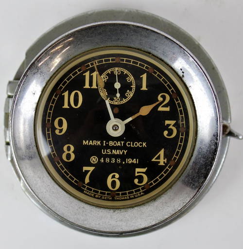 Seth Thomas Us Navy Mark 1 Boat Clock