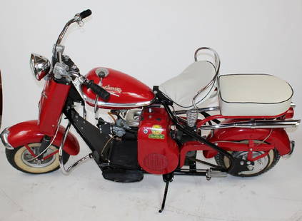 1956 Cushman Husky Motorcycle.