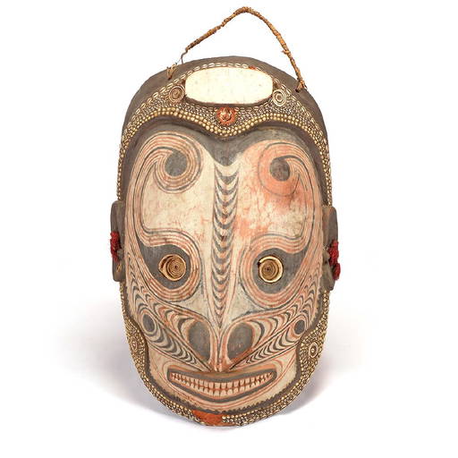 Oceanic Latmul Ancestor Polychrome Male†mask