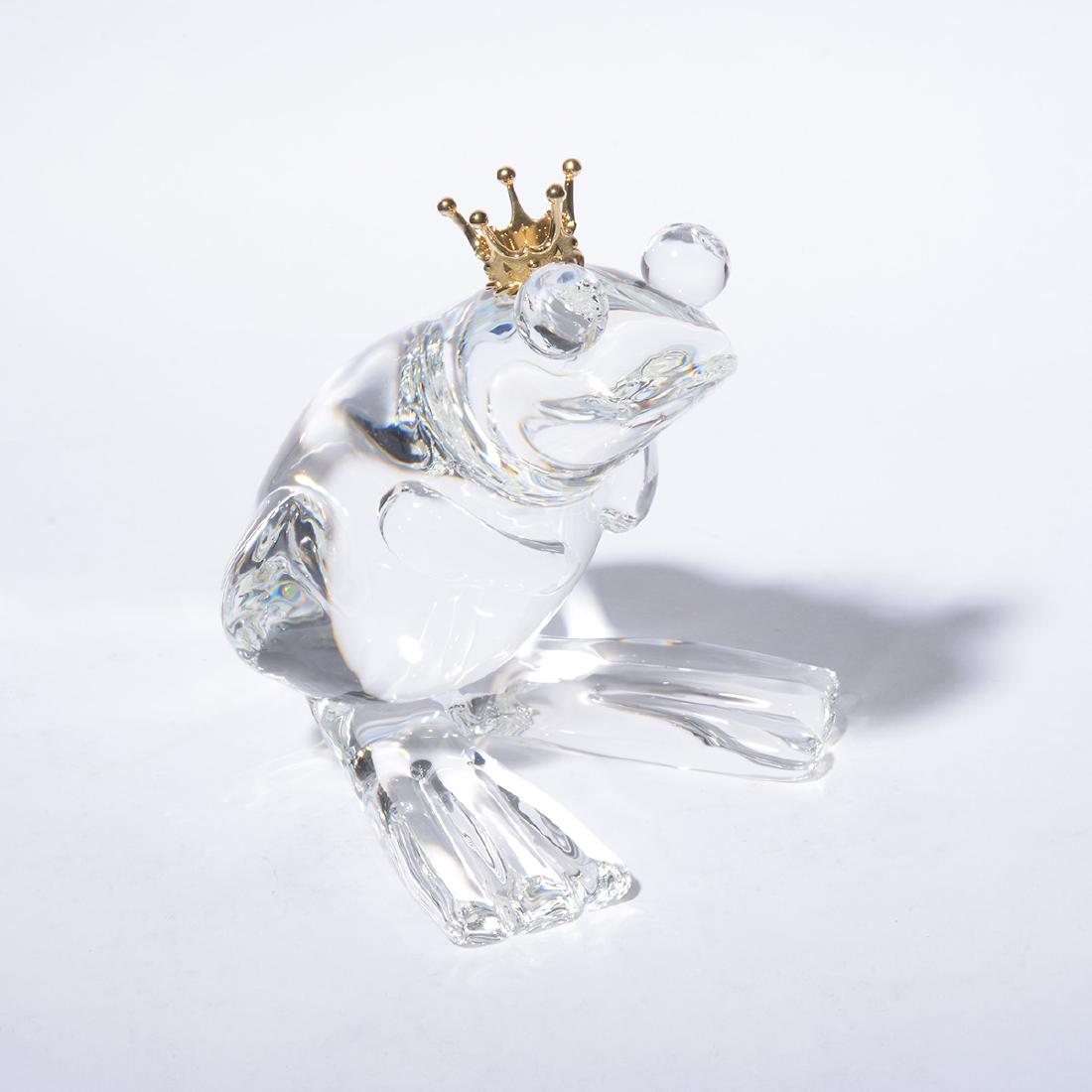 Steuben "Frog Prince" Crystal Sculpture - Sep 09, 2017 | Michaan's ...