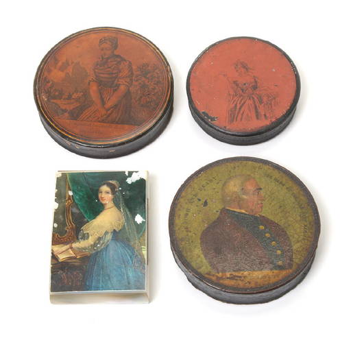 Four European Snuff Boxes