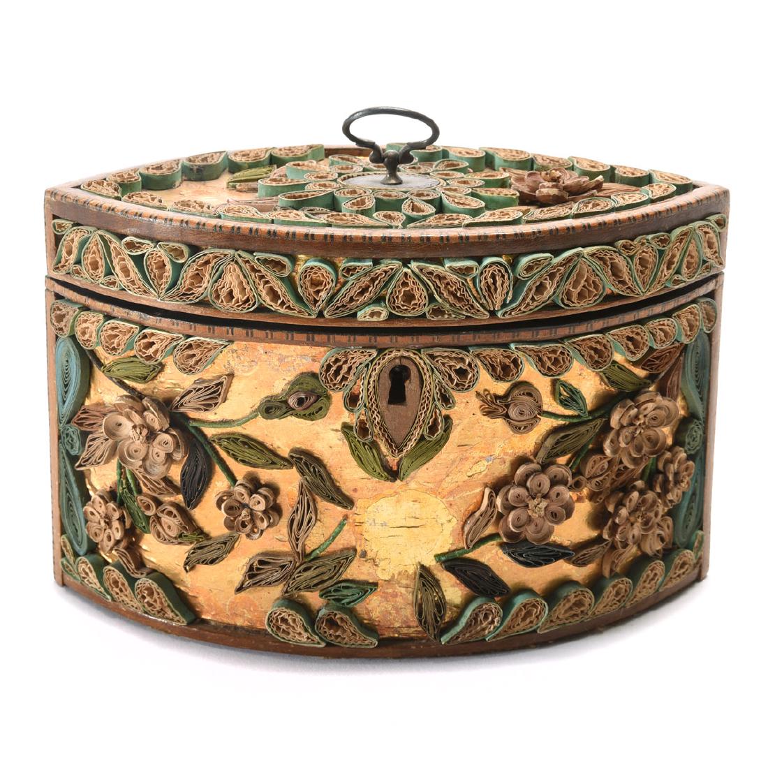 Regency Rolled Paper Tea Caddy