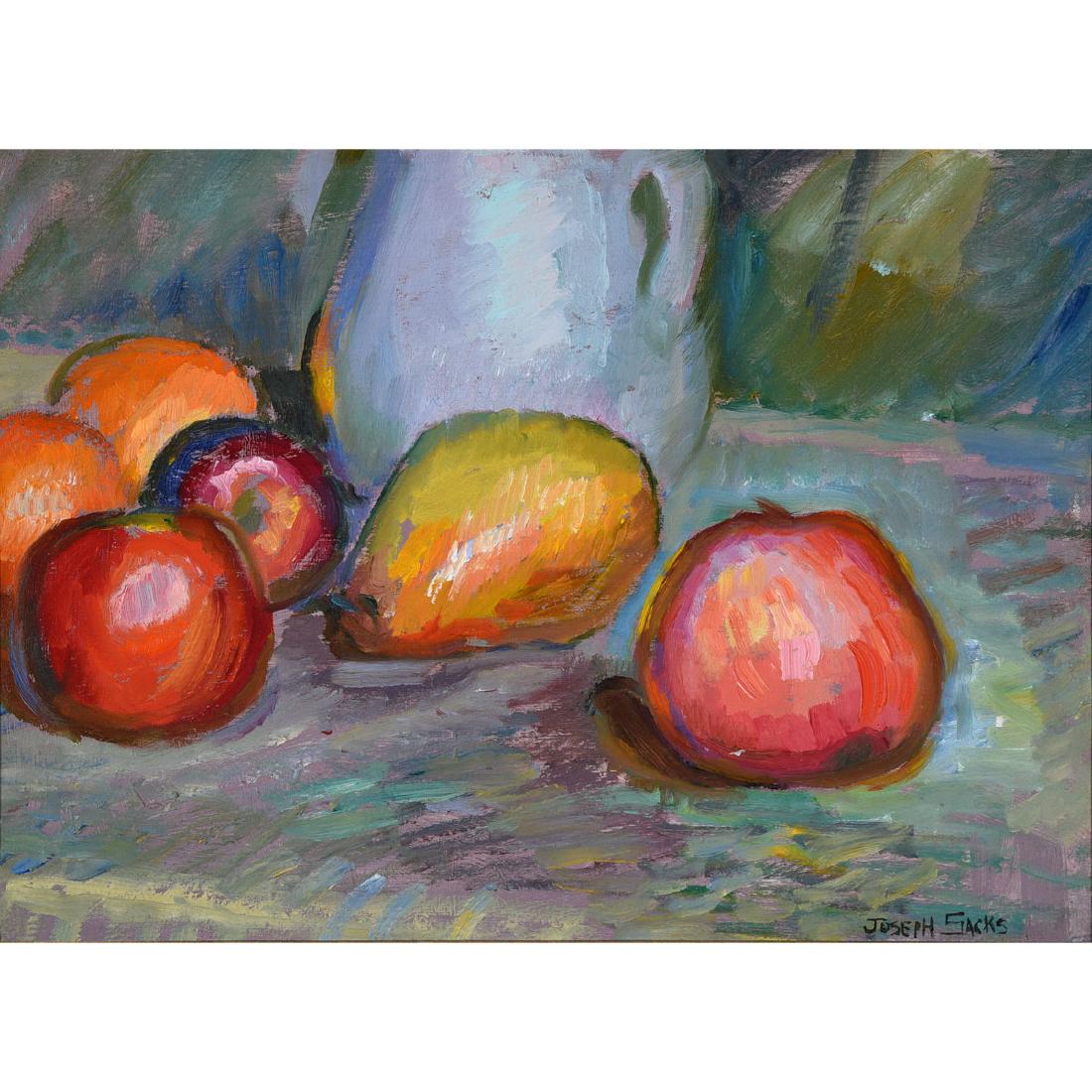 Joseph Sacks "Still Life" oil on board