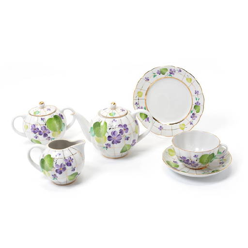 Russian Porcelain Tea Service (leningrad) Teapot,