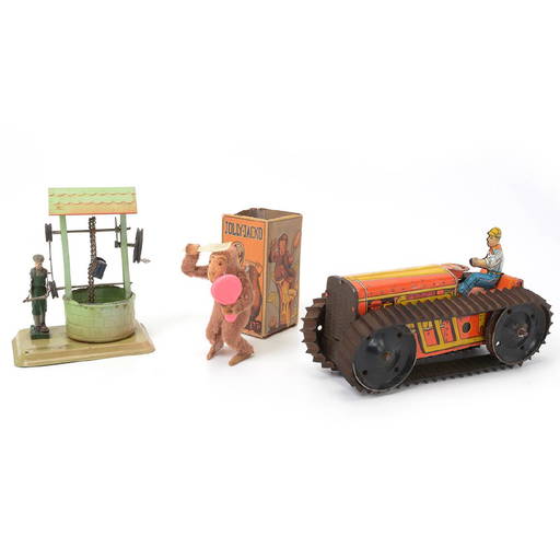 Three Pieces - Vintage Mechanical Toys - May 12, 2018 | Michaan's ...