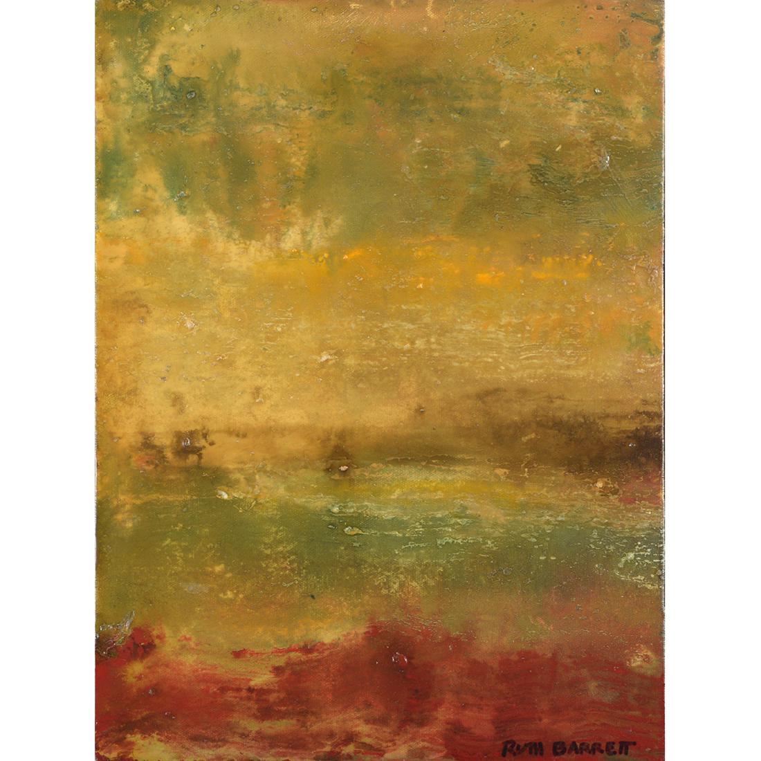 Ruth Barrett "Abstract" oil on canvas