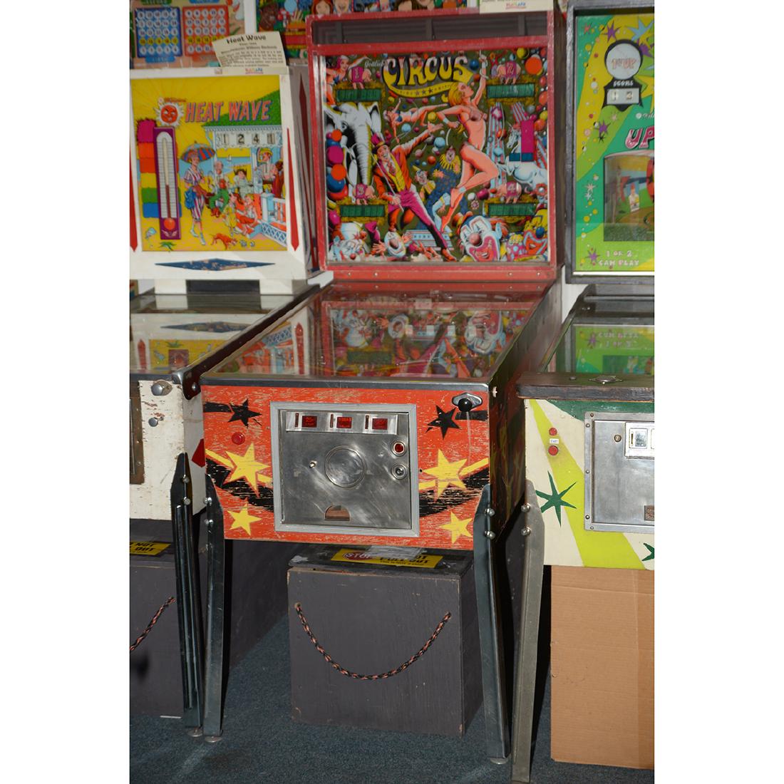 Circus Pinball Machine, by Gottlieb & Company 1980