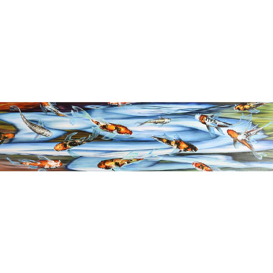 Robert Sean Coons "Don't be Coy" oil on canvas laid on