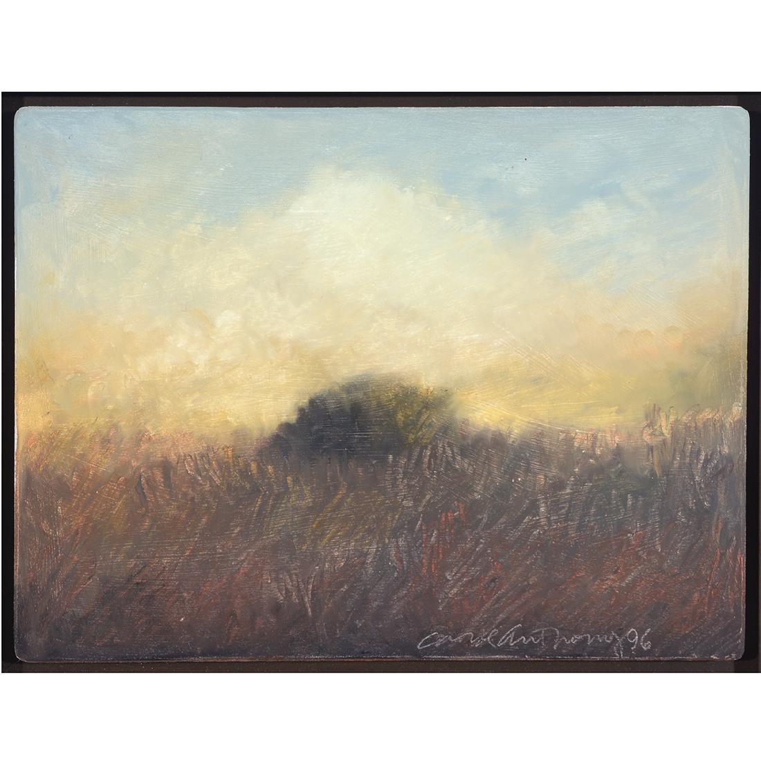 Carol Anthony "Pinon: Summer Eventide" oil pastel and