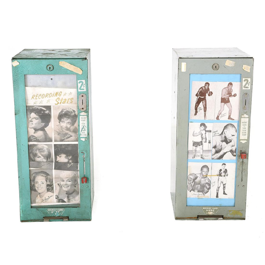 Two 2 Cent Card Vending Machines