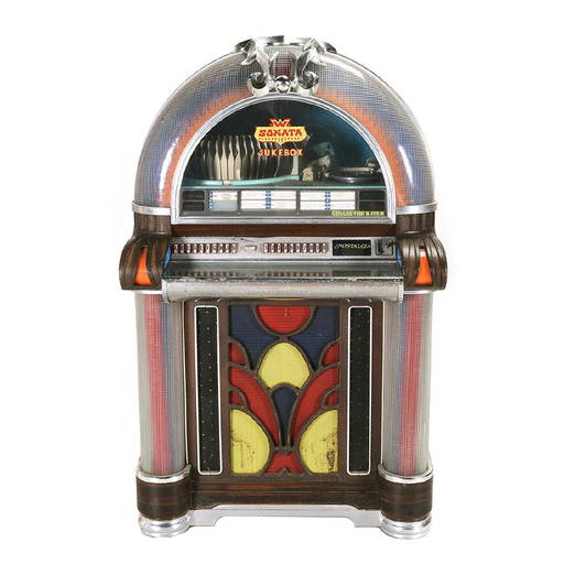 Sonata 1050 Jukebox With Records.
