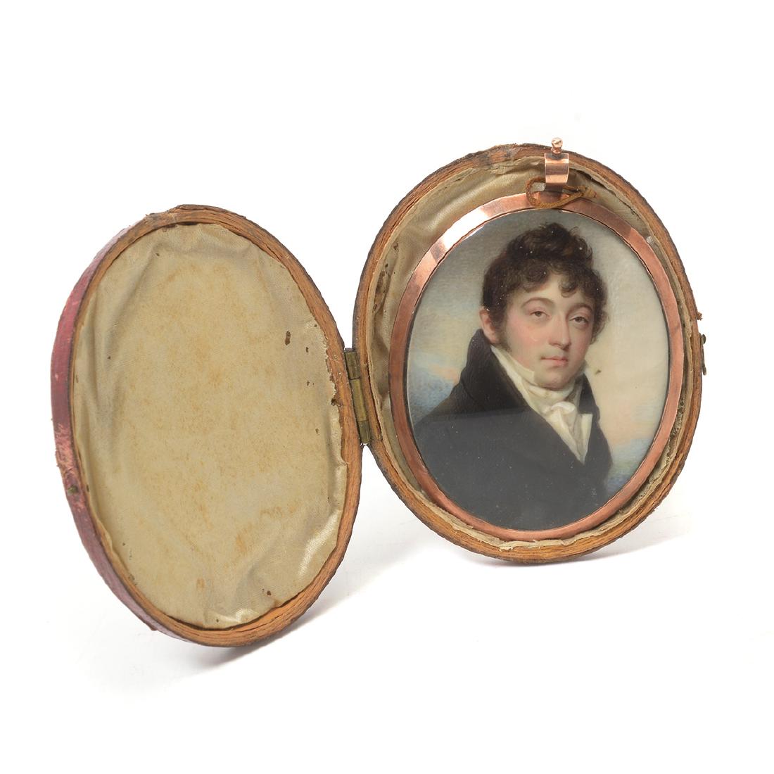 Edward Greene Malbone "Portrait of Peter Bours" painted