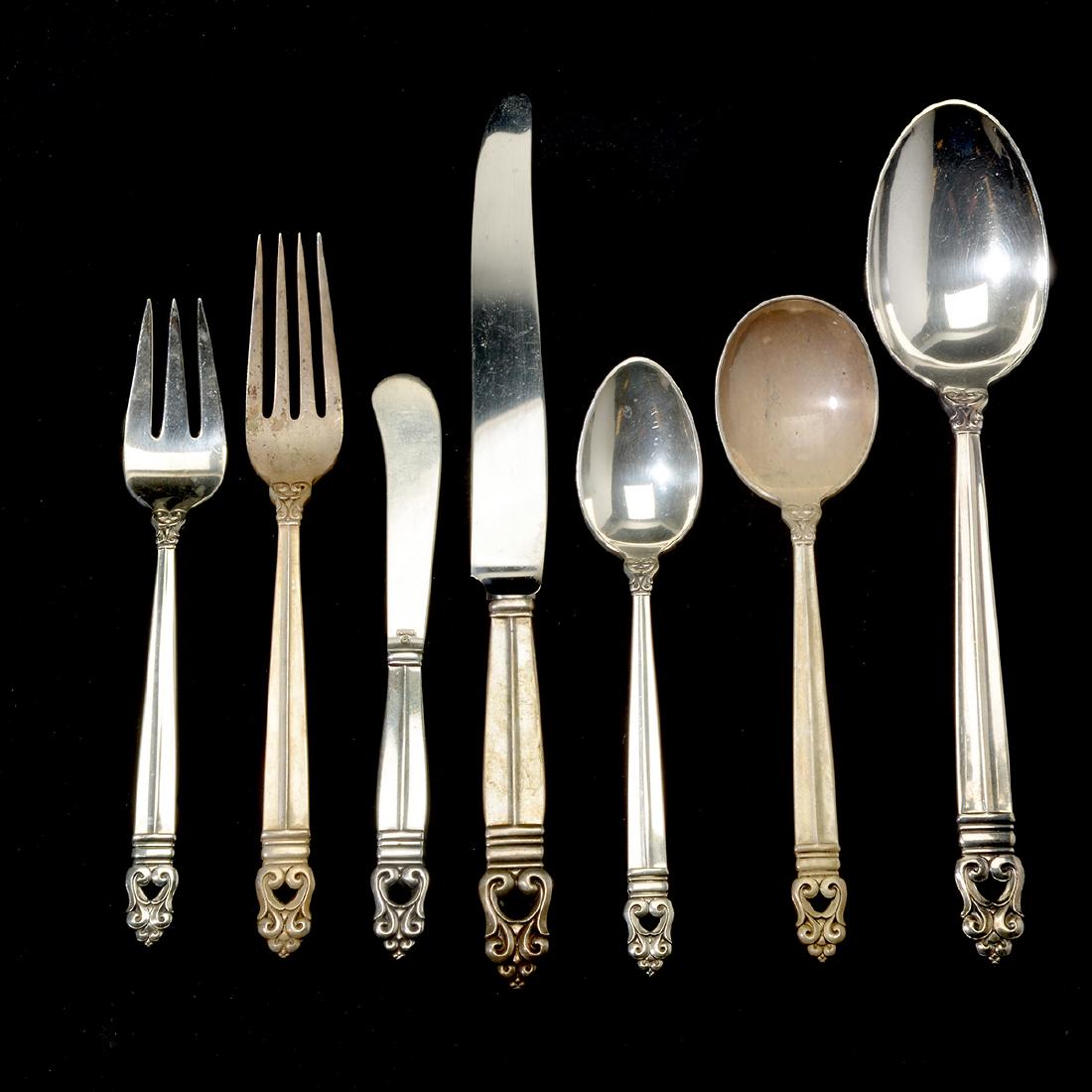 International Sterling Royal Danish Pattern Flatware