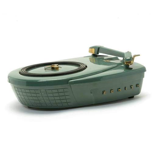 Mid Century Zenith Phantom S. 9017 Portable Turntable.