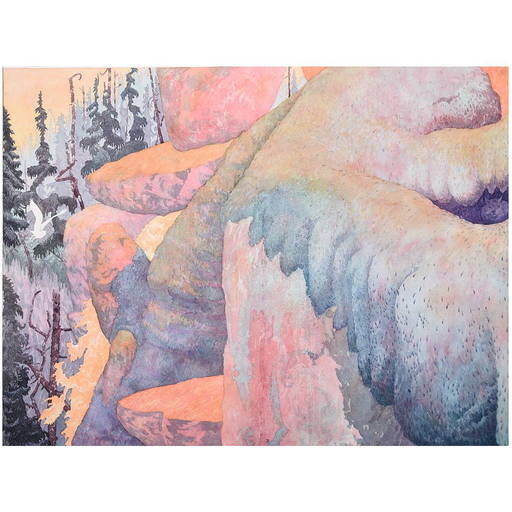 Thomas Martin Uttech "rock Structure" Watercolor