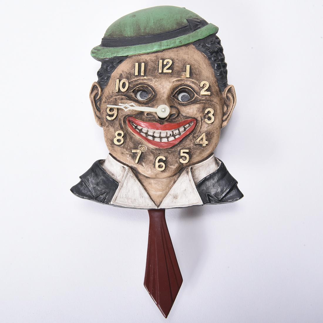 Lux Dixie Boy Pendulette Wall Clock African Americana