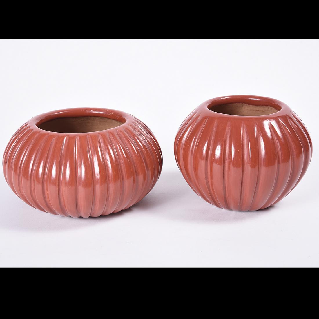 Two Native American Santa Clara Angela Baca Red Carved - Jun 20, 2020 ...