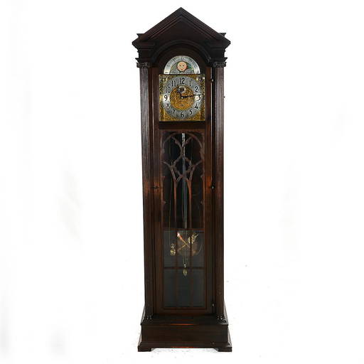 Winterhalder & Hofmeier German Grandfather Clock.