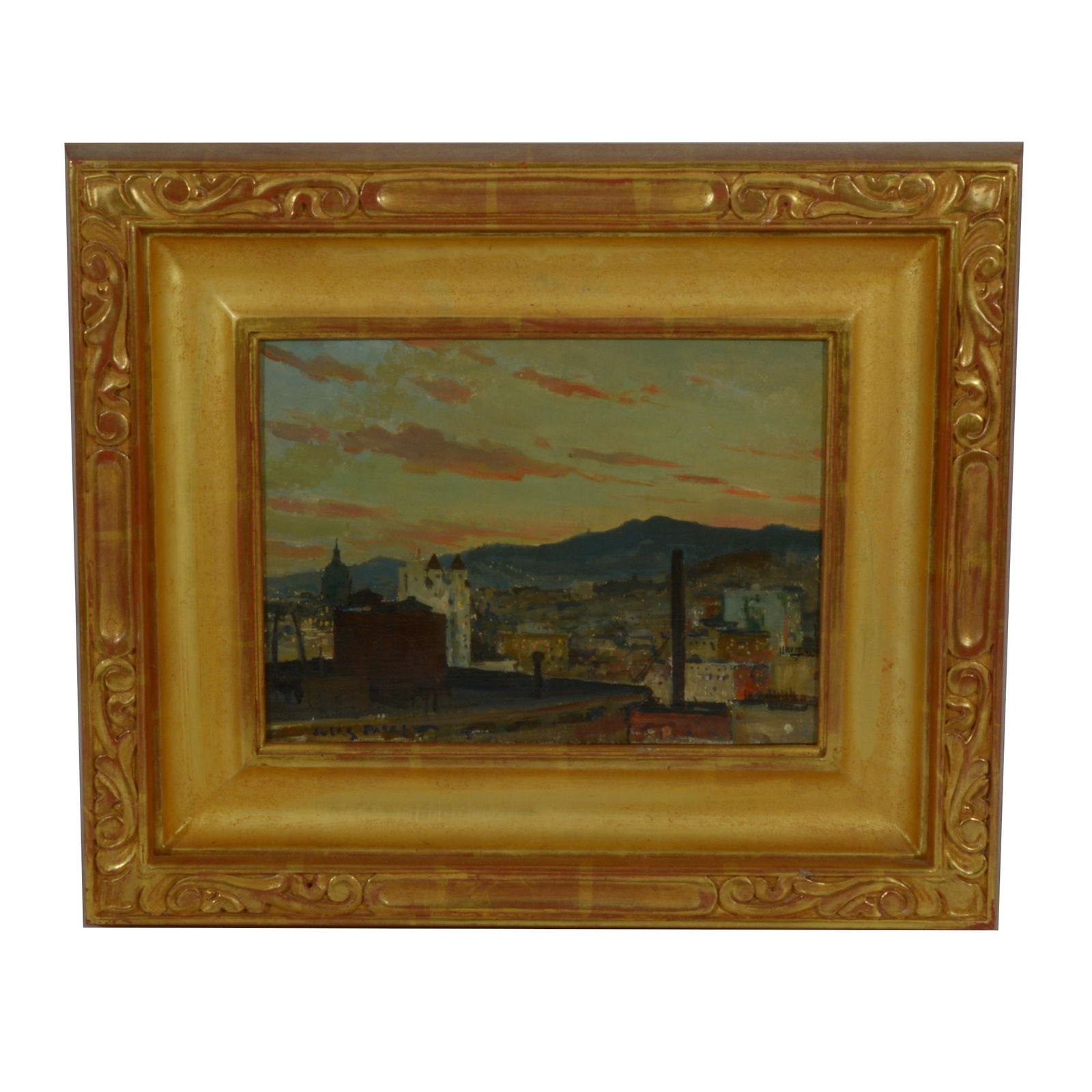 Jules Pages "San Francisco" oil on board - Jun 18, 2021 | Michaan's ...