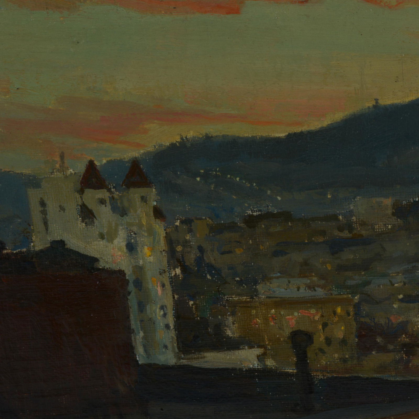 Jules Pages "San Francisco" oil on board - Jun 18, 2021 | Michaan's ...