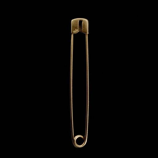 14k Yellow Gold Diaper Pin.