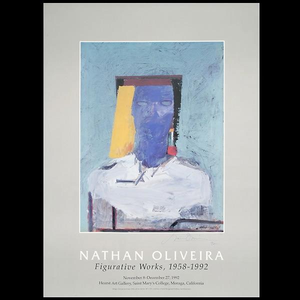 1056: Signed NATHAN OLIVEIRA poster - Jun 06, 2010 | Michaan's Auctions ...