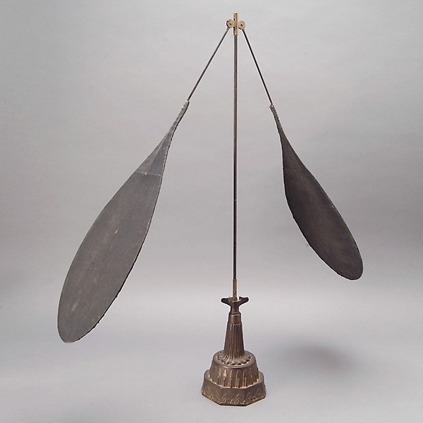 586: Vintage Cast Iron Fly Fan, Circa 1897
