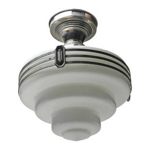 Art Deco Martele Modernizer Ceiling Lighting Fixture