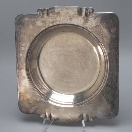 Dirk Van Erp Silver Plate Cente