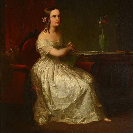 Samuel Morse "portrait Of A Woman", Oil On Canvas